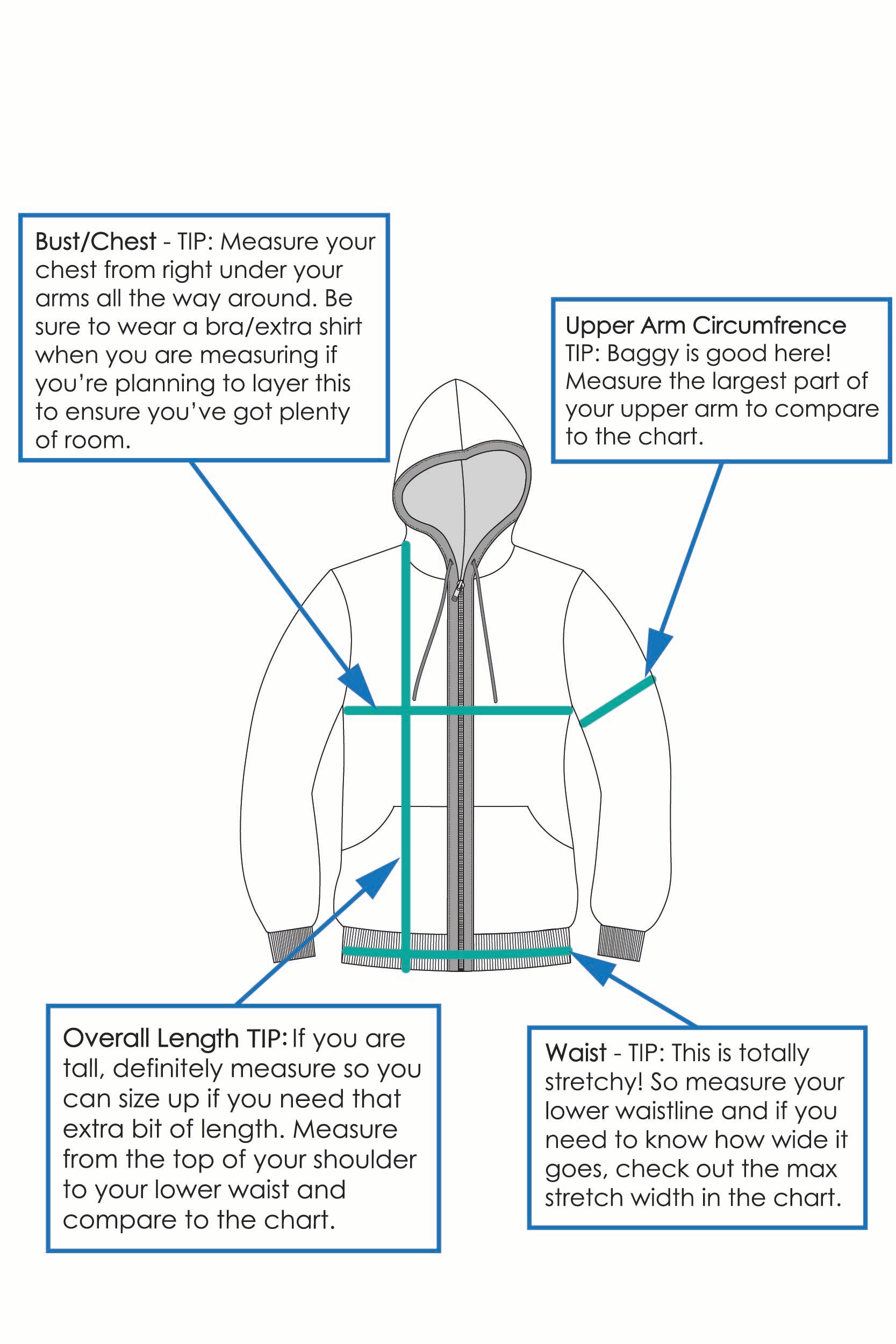 Size Charts – Mozzie Style
